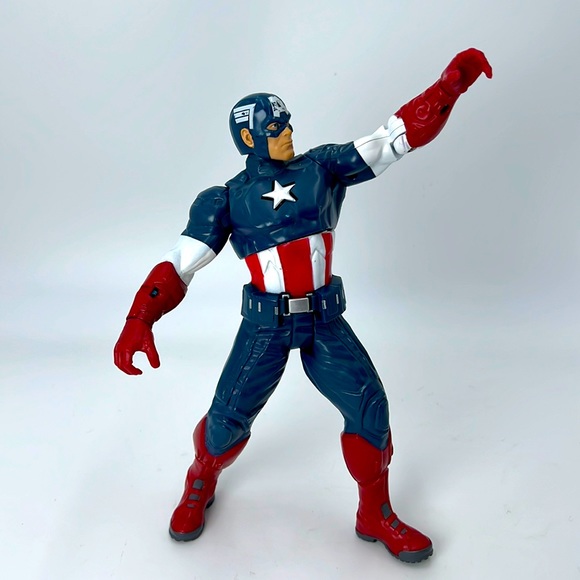 Marvel | Toys | Marvel Talking Captain America Action Figure | Poshmark